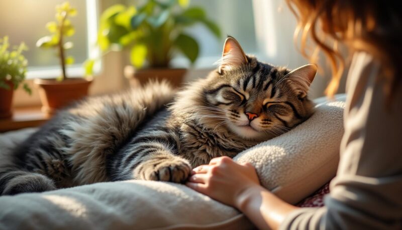 Comment meurt un chat de vieillesse