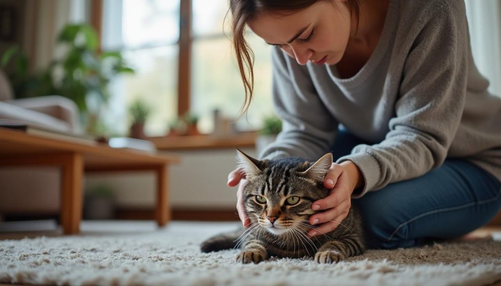 Pourquoi mon chat bave