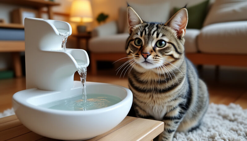 Comment faire boire un chat qui ne boit pas