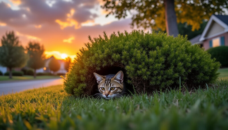 Que fait un chat perdu